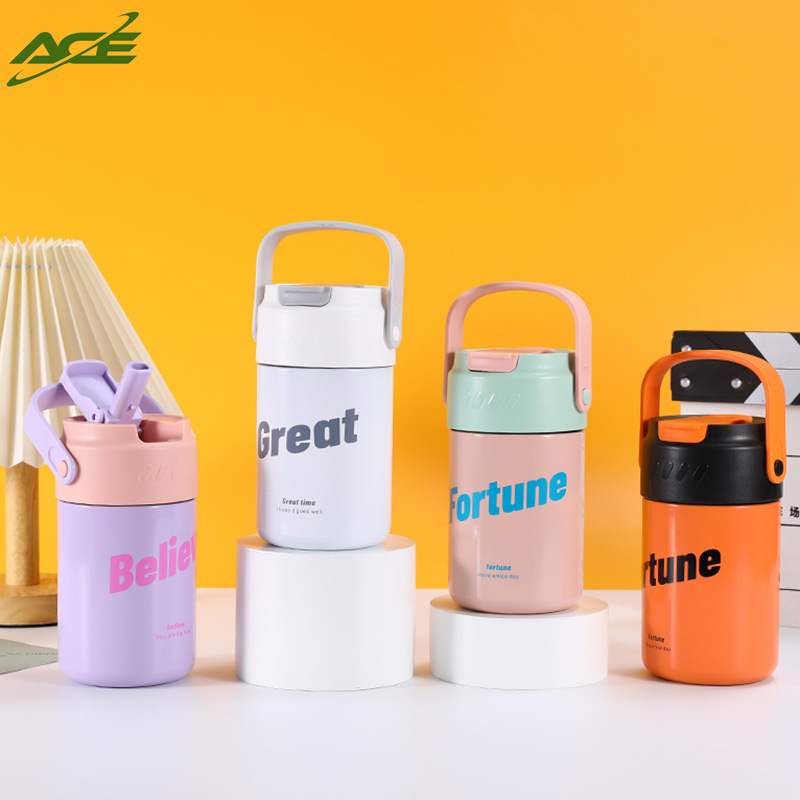 550ml Vacuum Insulated Bottle 316 Stainless Steel Thermos Tumbler Water ...