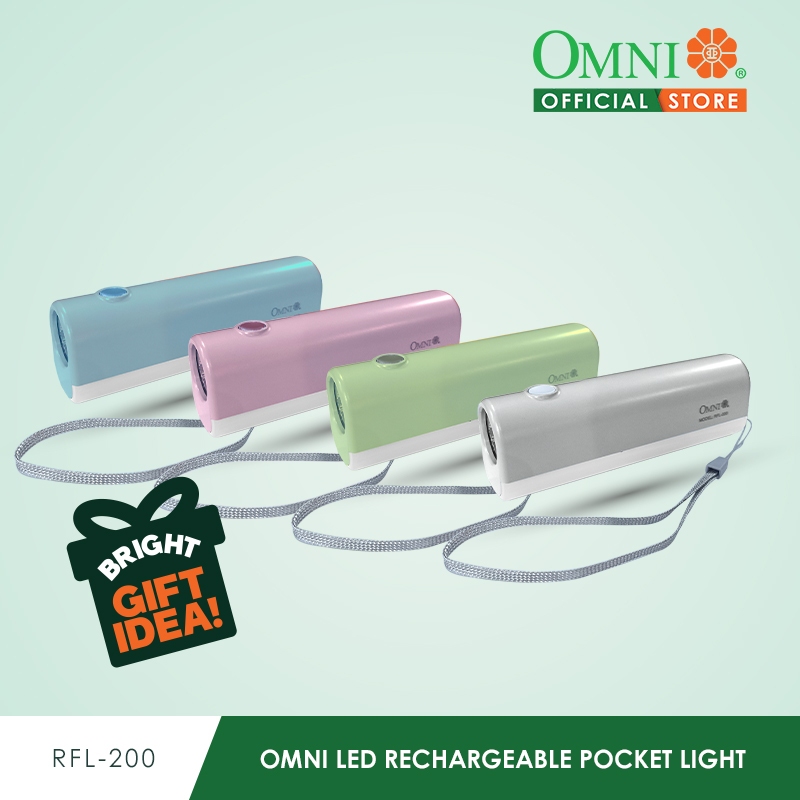 OMNI LED Rechargeable Pocket Light - RFL-200 | Shopee Philippines
