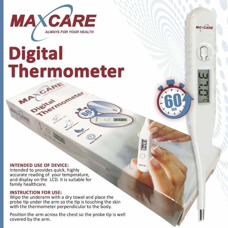 Maxcare Digital Thermometer (High Quality) | Shopee Philippines