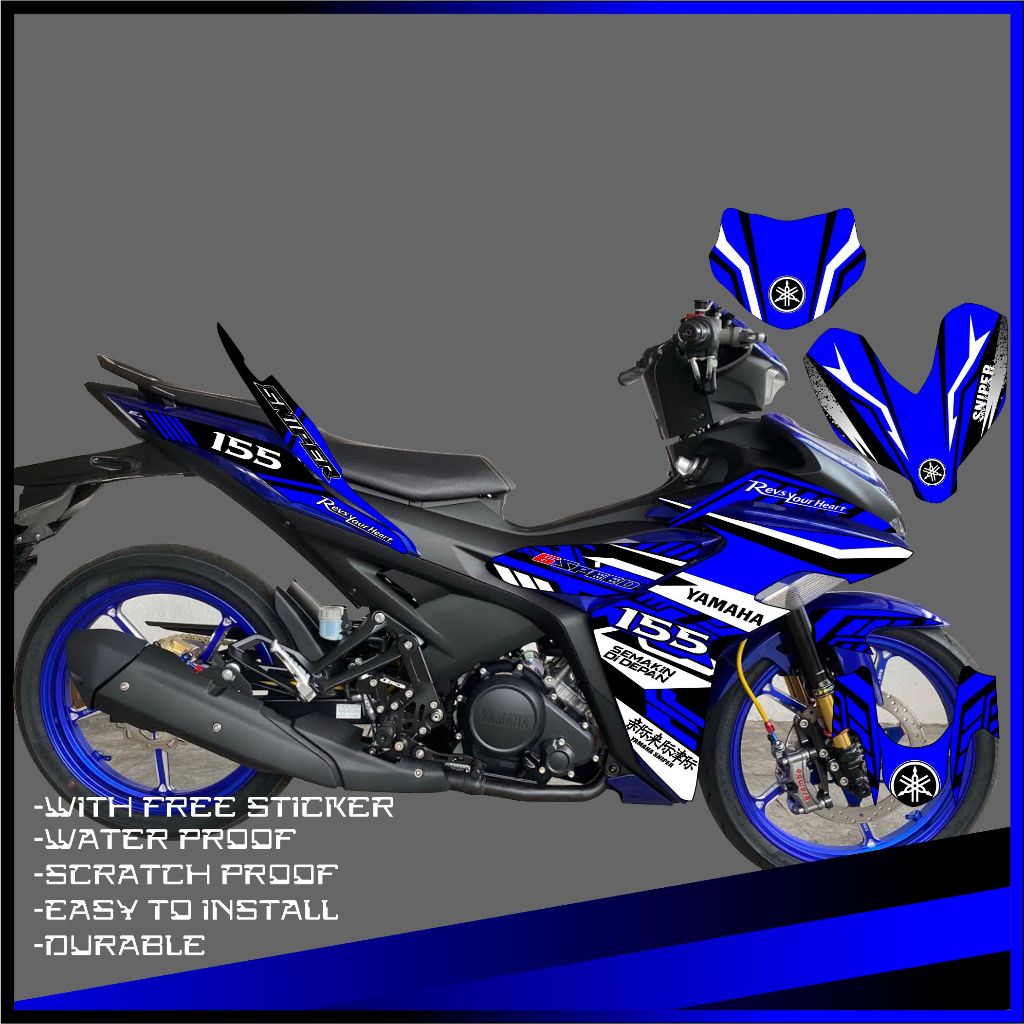 Yamaha Sniper 155 Set Decals Durable High Quality | Shopee Philippines