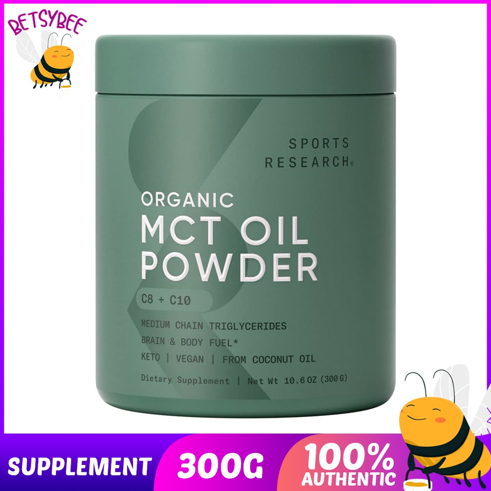 Sports Research Organic MCT Oil Powder C8 + C10 Keto Vegan 10.6 oz 300g | Shopee Philippines