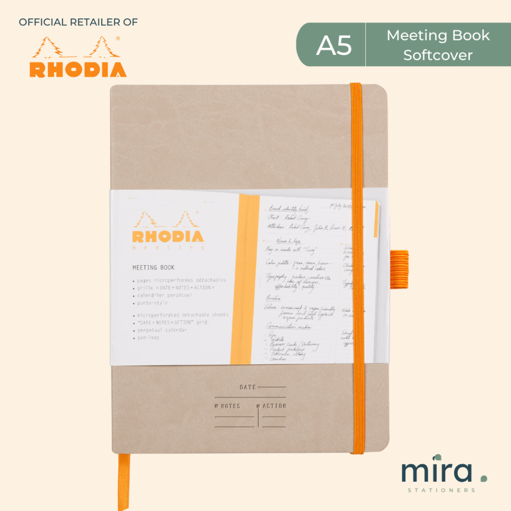 Rhodia - Meeting Book - A5 Softcover | Shopee Philippines