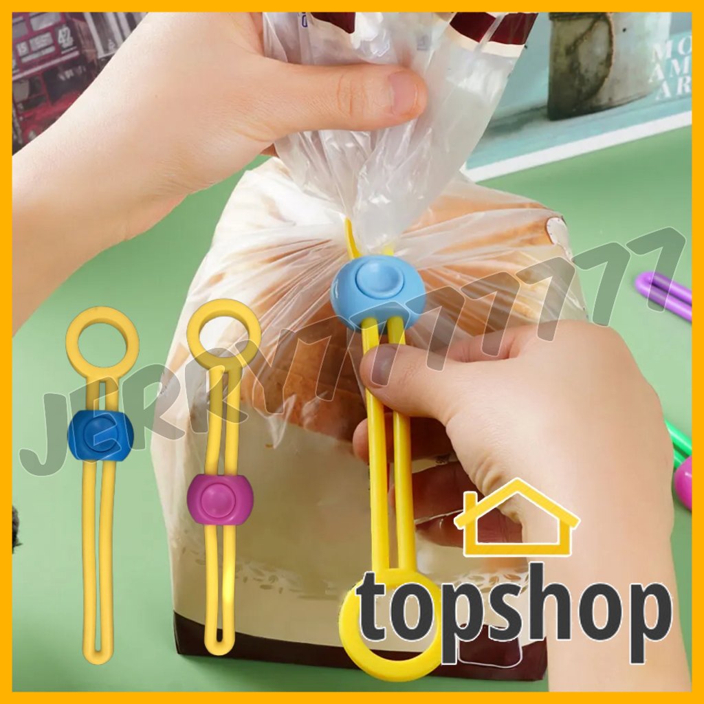 TOPSHOP 1pc Multifunctional color sealing strap closure clip Silicone ...