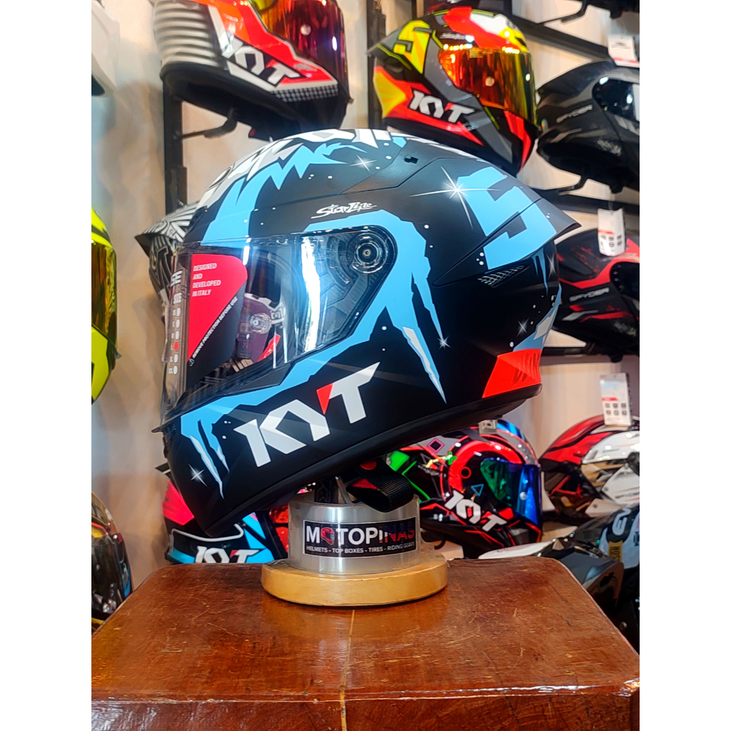 KYT TT-Course Masia Winter Test Fullface Helmet Single Visor and ...