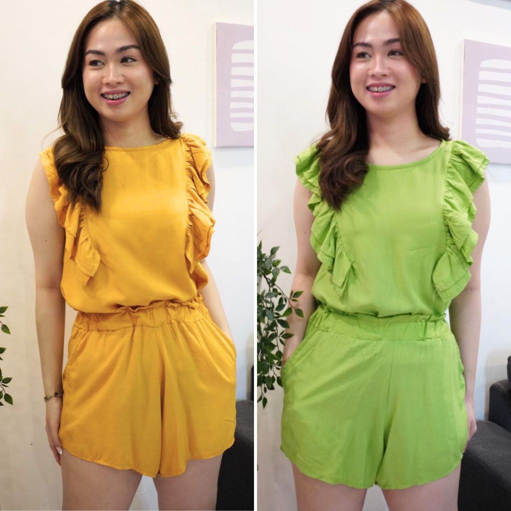UNIQ.MNL Alyanna Sleeveless top and short set for women | FREESIZE ...