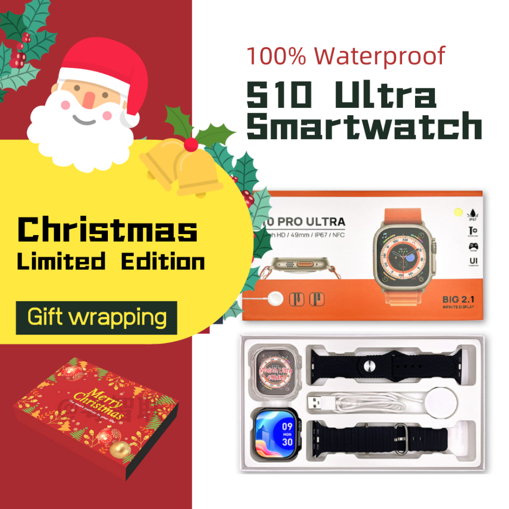 S10 Ultra Smartwatch 100% Waterproof Smart Watch with NFC BT Call ...