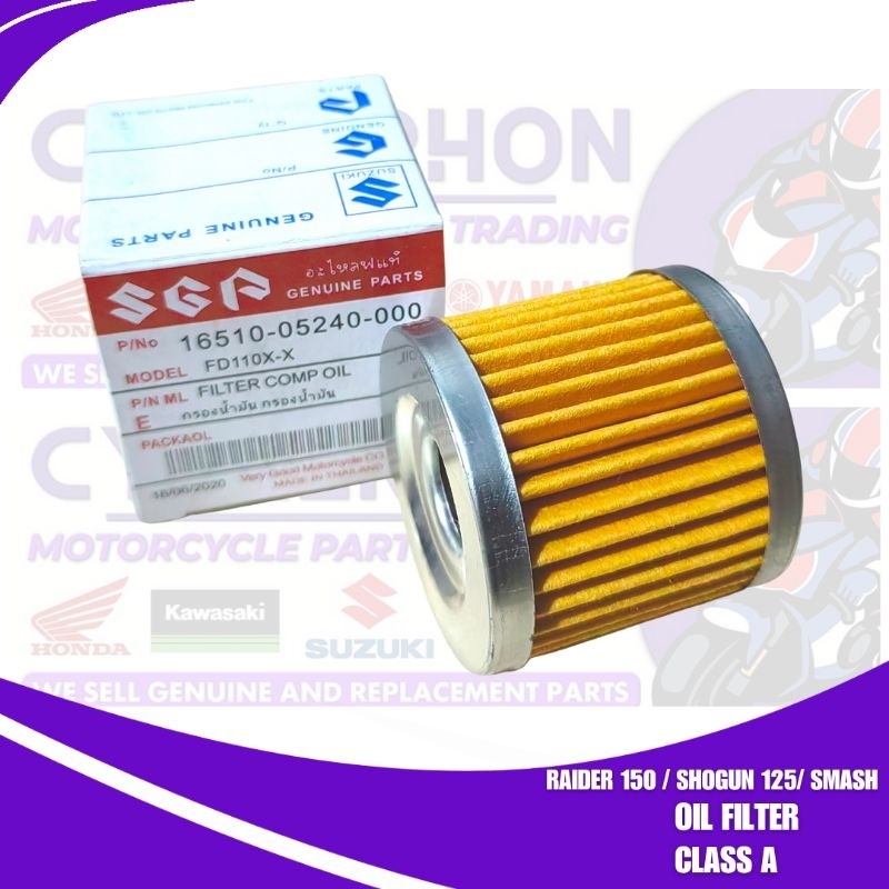 OIL FILTER FOR SUZUKI SMASH 110 / 115 / SHOGUN 125 / RAIDER 150 GEN ...