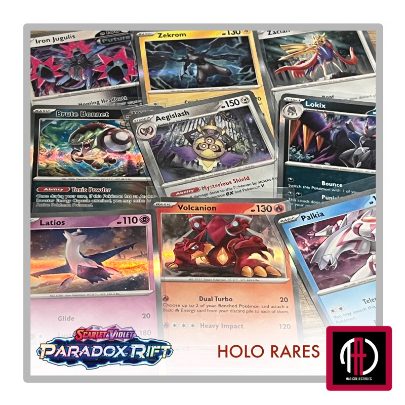 Pokemon TCG Singles - Scarlet Violet Paradox Rift Holo Rare Cards ...