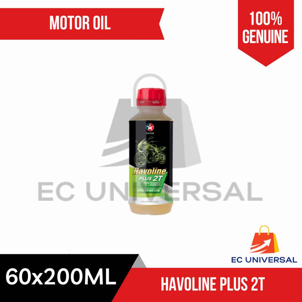 Caltex Havoline Plus 2T Two-Stroke Motorcycle Oil 60x200L Liters Box ...