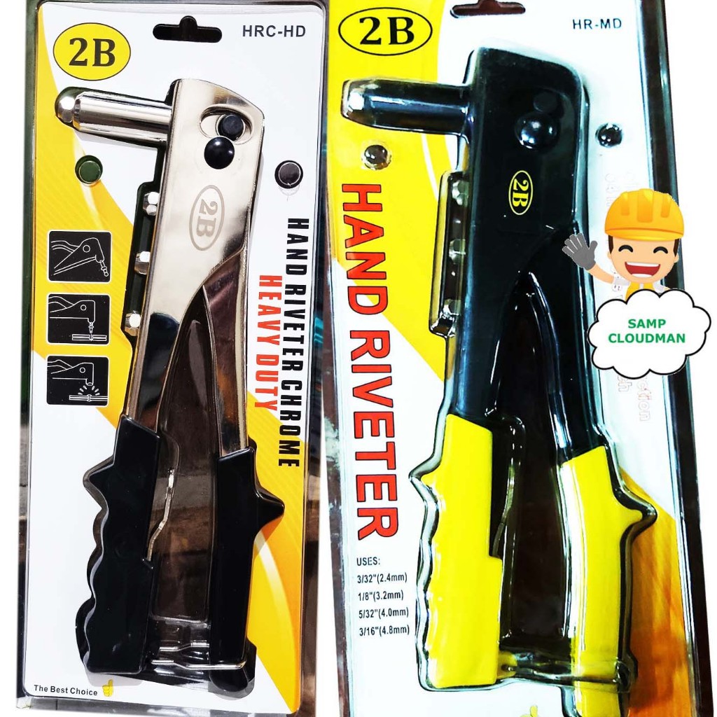 2B Hand Riveter Heavy Duty / Regular Professional Tool interchangeable ...