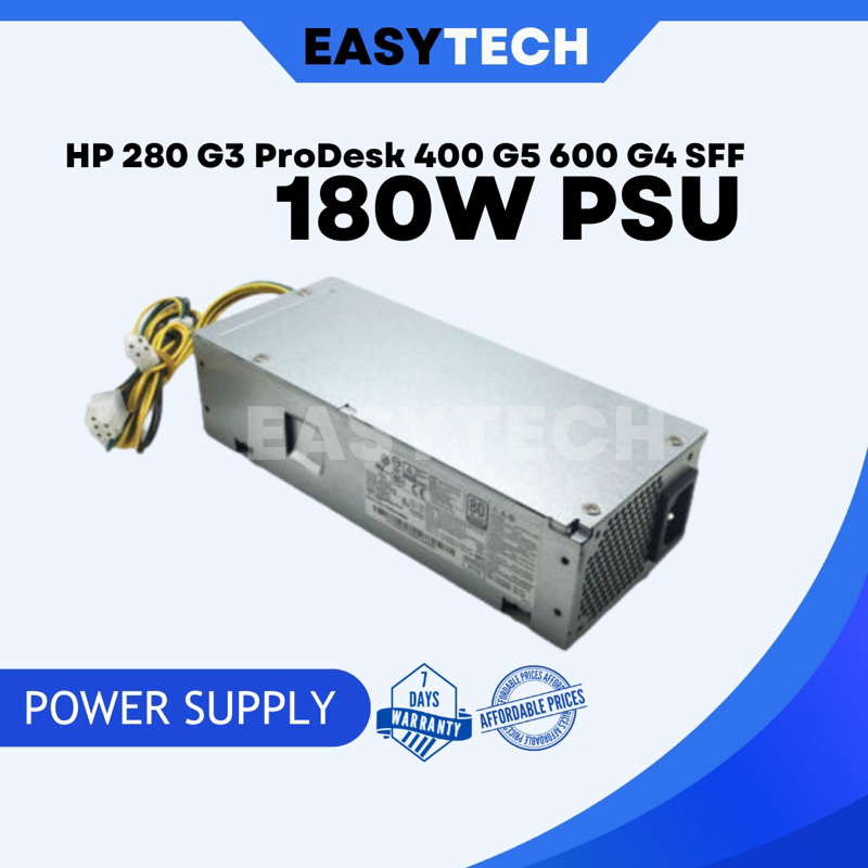EASYTECH | PSU-014 HP 280 G3 ProDesk 600 G4 400 G5 SFF 180W Power ...