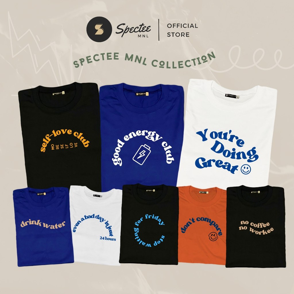 Statement T-shirts | Spectee MNL Collection | Tees | Part 2 | Shopee ...