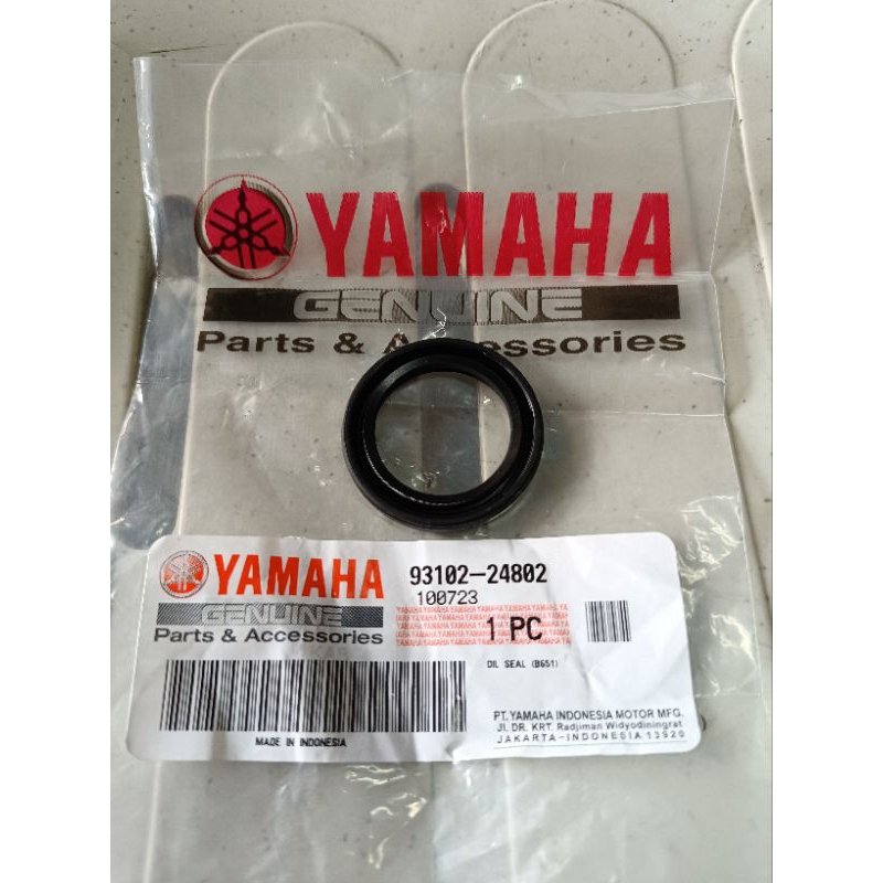 OIL SEAL PULLEY SIDE AEROX V1/V2 NMAX V2 YAMAHA GENUINE (93102-24802 ...