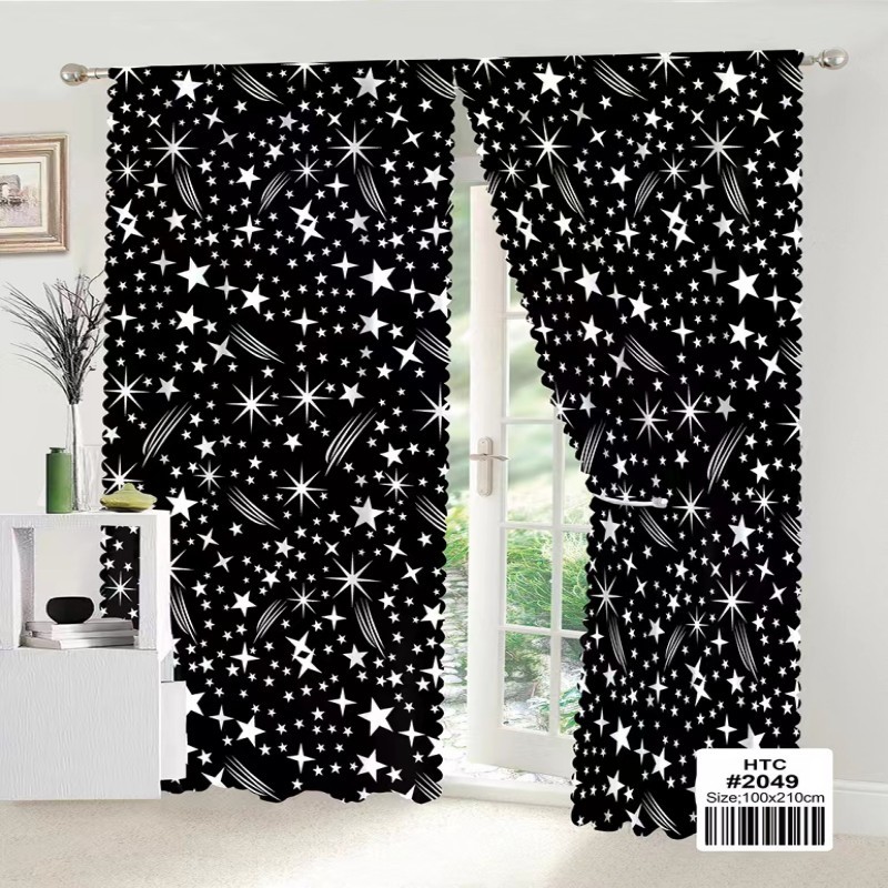 98K New Design 100x210CM Curtain For Window Kurtina Door Curtain Lace ...