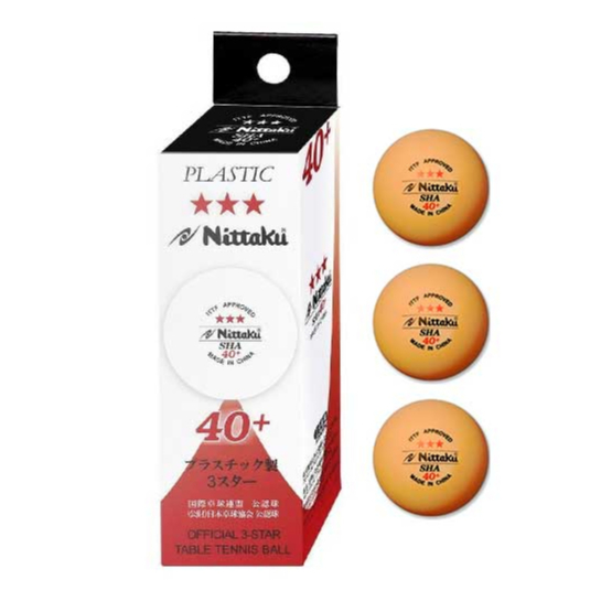 Table Tennis Balls 40+ NITTAKU NEXCEL 3 Star Polyball ( ORANGE ) | Shopee Philippines