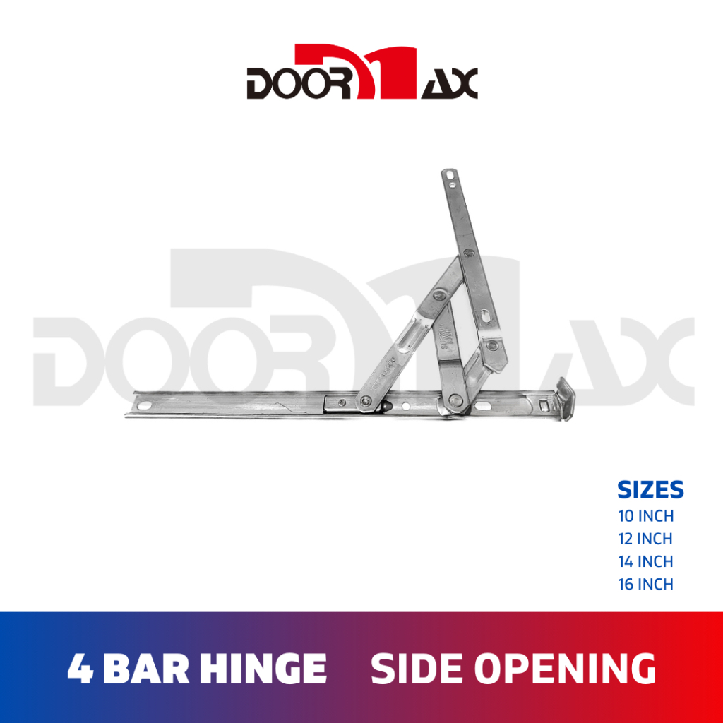 DOORMAX Stainless Side Opening 4 Bar Hinge for Casement and Awning ...