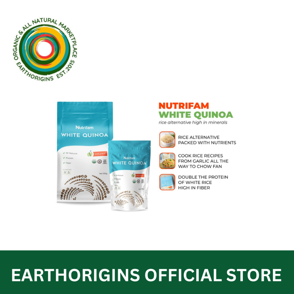 Nutrifam White Quinoa Seeds (500g) | Shopee Philippines