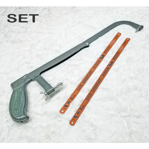 HEAVY DUTY SANDFLEX Hacksaw Frame Blade 18 TPI 8D 24 TPI 10D Metal ...