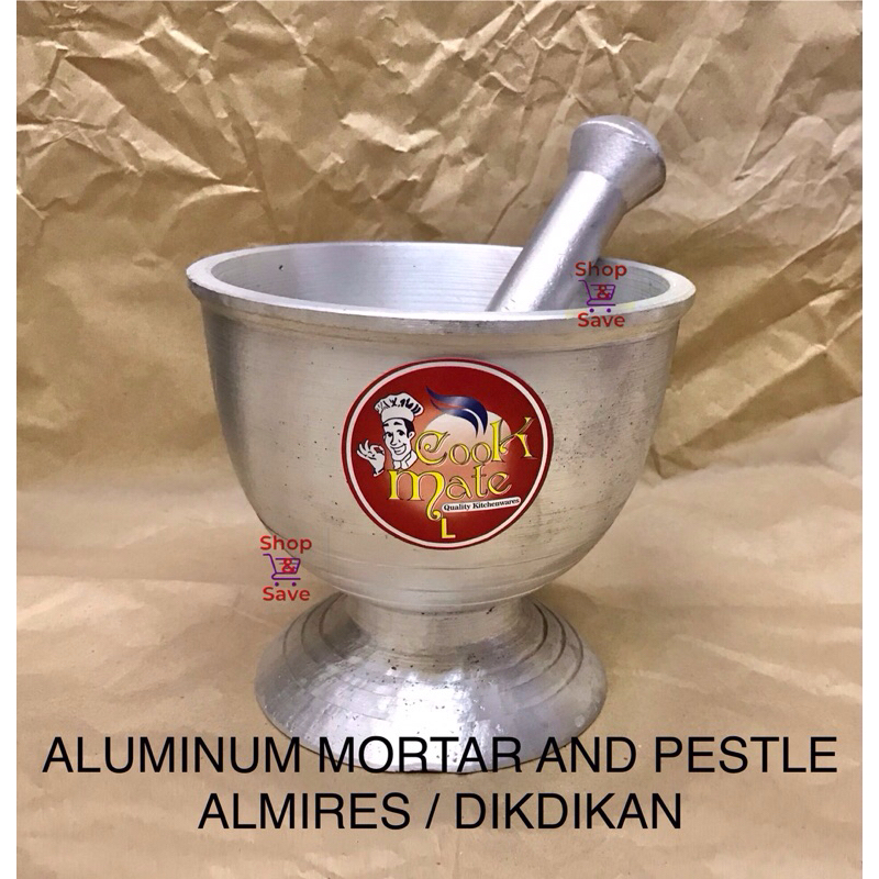 ALUMINUM MORTAR AND PESTLE / ALMIRES / DIKDIKAN / ALMIREZ / HEAVY DUTY ...
