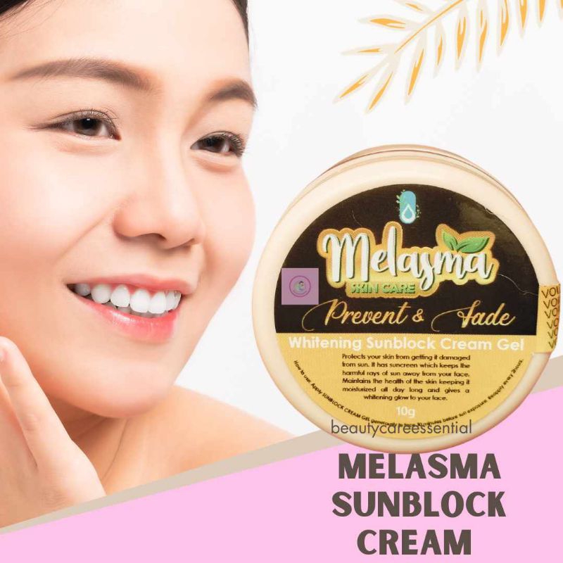Melasma Prevent and Fade Whitening Sunblock Cream10g | Shopee Philippines