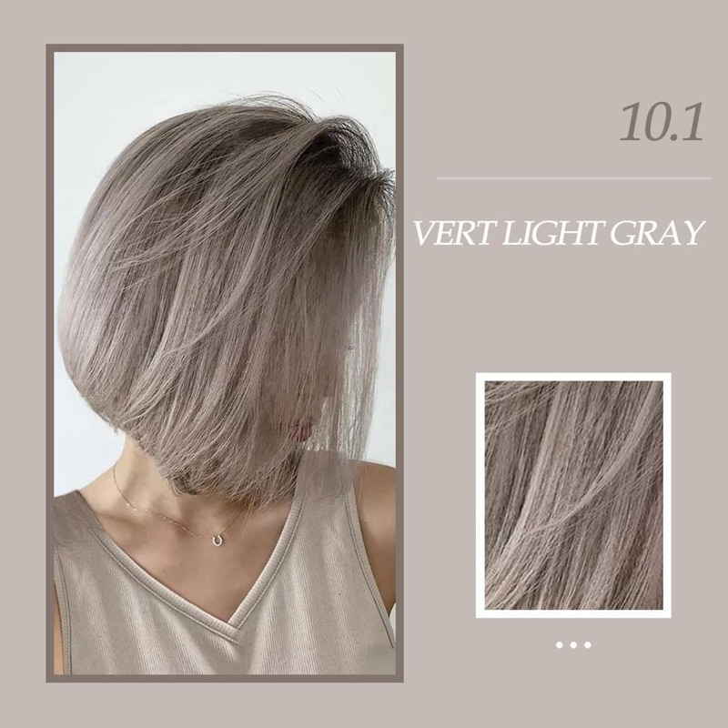 Bremod Hair Color 10.1 Very light GRAY Hair Dye | Shopee Philippines