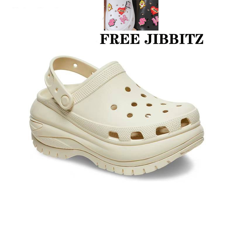 New Crocs classic light wheel Mega Crush free jibbitz Chunky Sandals ...
