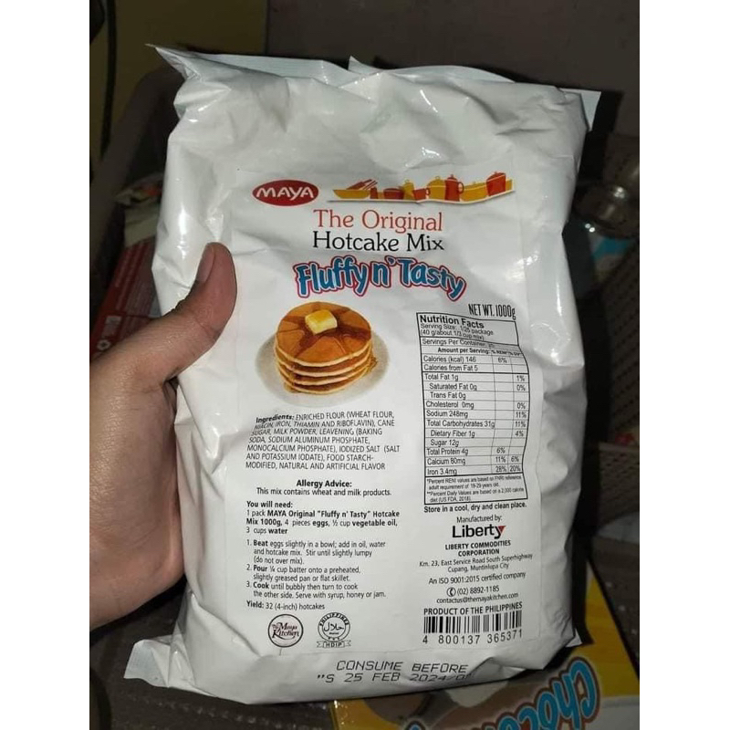 Maya The Original Pancake Mix 1Kilo Per Pack | Shopee Philippines