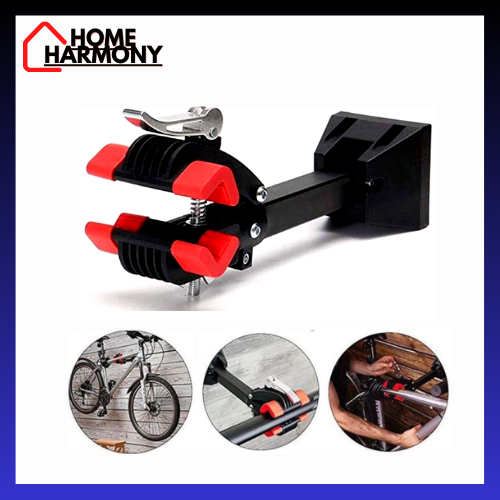 Homeharmony Bike Wall Mount Indoor Bicycle Telescopic Storage Clamp ...