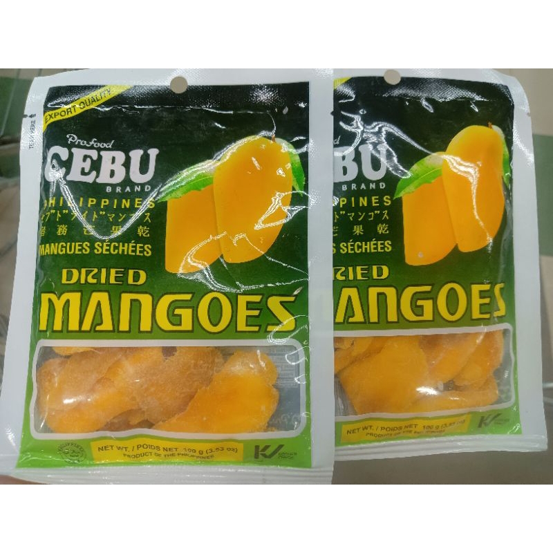 Cebu Philippines dried mango slice 100gram | Shopee Philippines