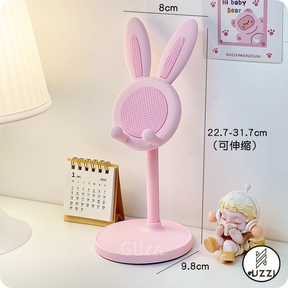 Cute Bunny Ear Phone Stand Rabbit Phone Holder Rack for Phone Pad ...
