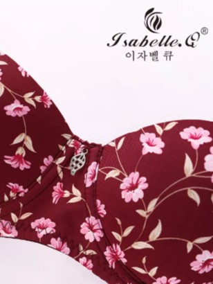 Isabelle.Q Printed & Strapless bra W/ wire bra #ZHH38 | Shopee Philippines