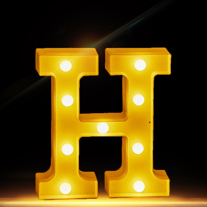 【Fast Delivery】A-Z 3d Letter LED Alphabet Decor Lamp Letter Light Party ...
