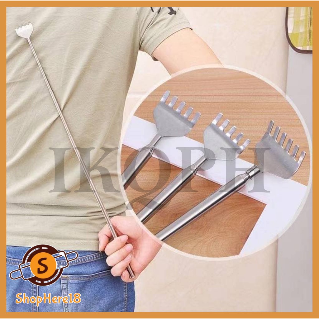 IKQPH Handheld Scratching Tool Stainless Steel Telescopic Back ...