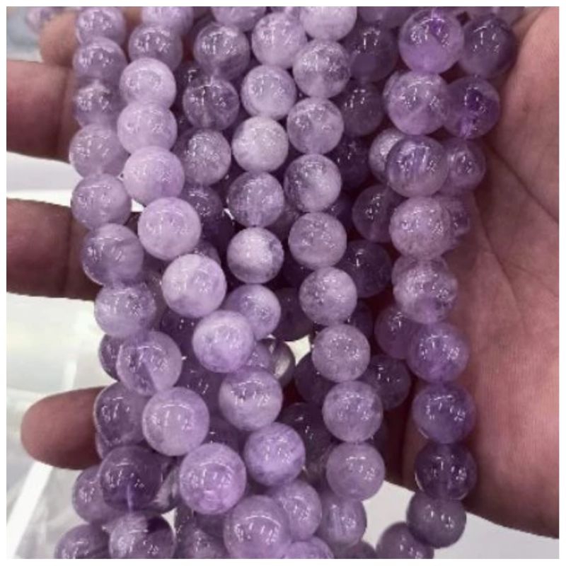 Light Amethyst quartz Stone High Quality original stone. | Shopee ...