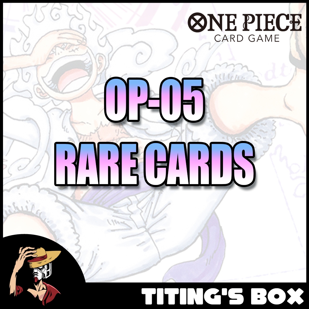 [JP] One Piece Card Game OP05 [R] Rare Cards - OP-05 Awakening of the New Era | Shopee Philippines