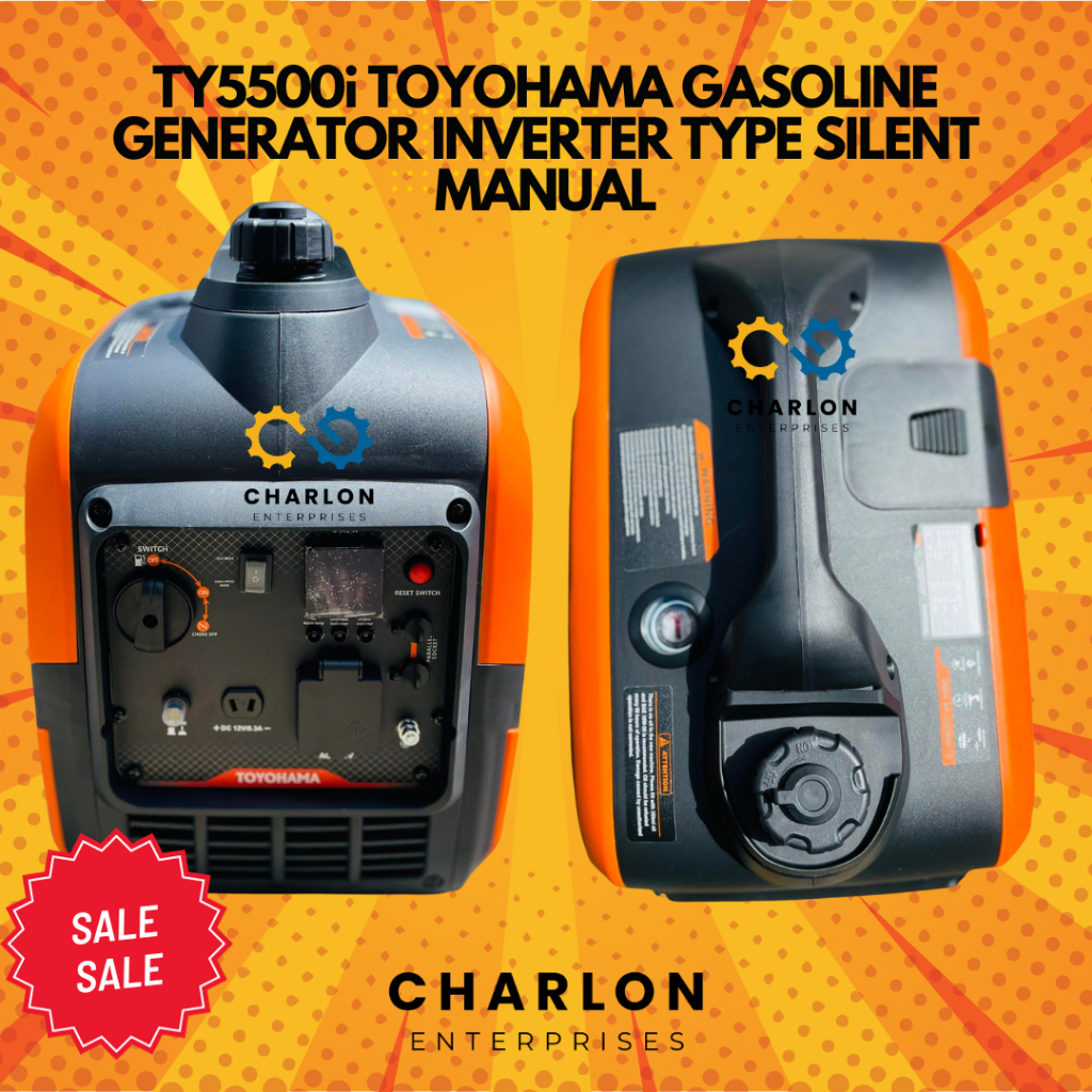 TY5500I TOYOHAMA GASOLINE GENERATOR SILENT INVERTER TYPE DUAL START ...