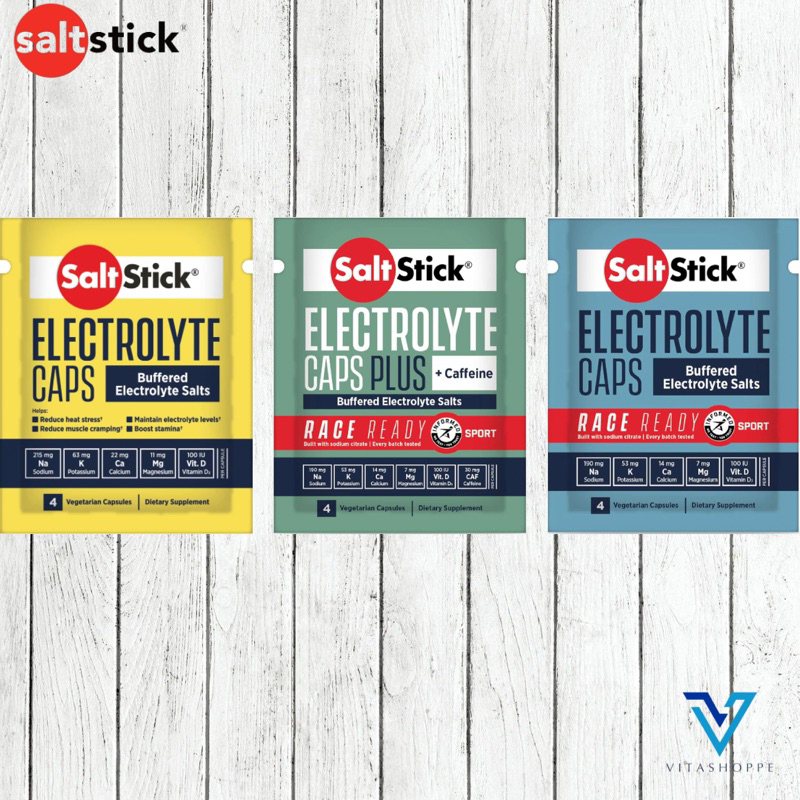 Saltstick Electrolyte Caps Buffered Electrolyte Salts (4 capsules) EXP ...