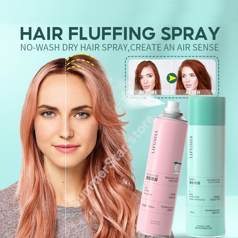 Dry Hair Shampoo Spray Hair Fluffy Volume Lifting Spray No-Wash Oil ...