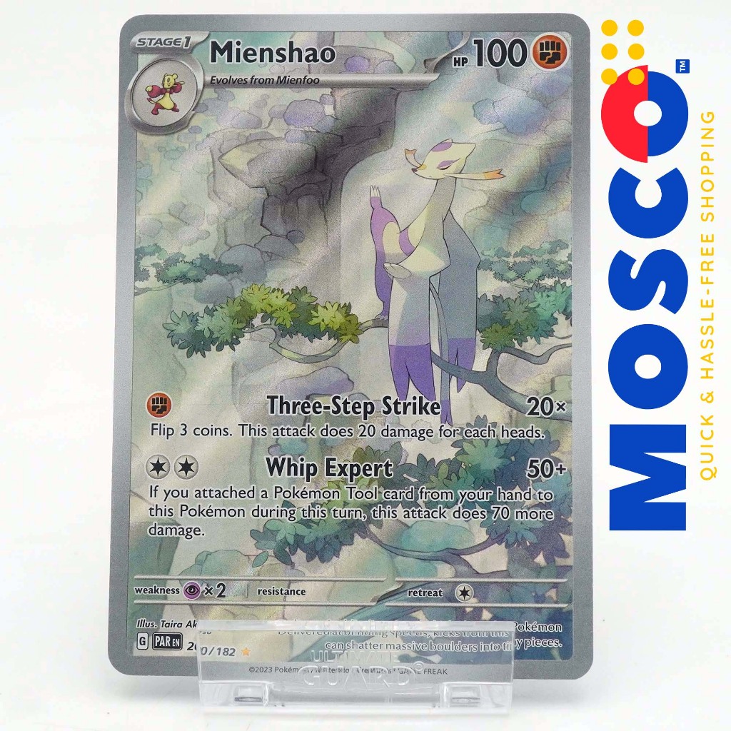 Mienshao - 200/182 - Illustration Rare Scarlet & Violet: Paradox Rift ...