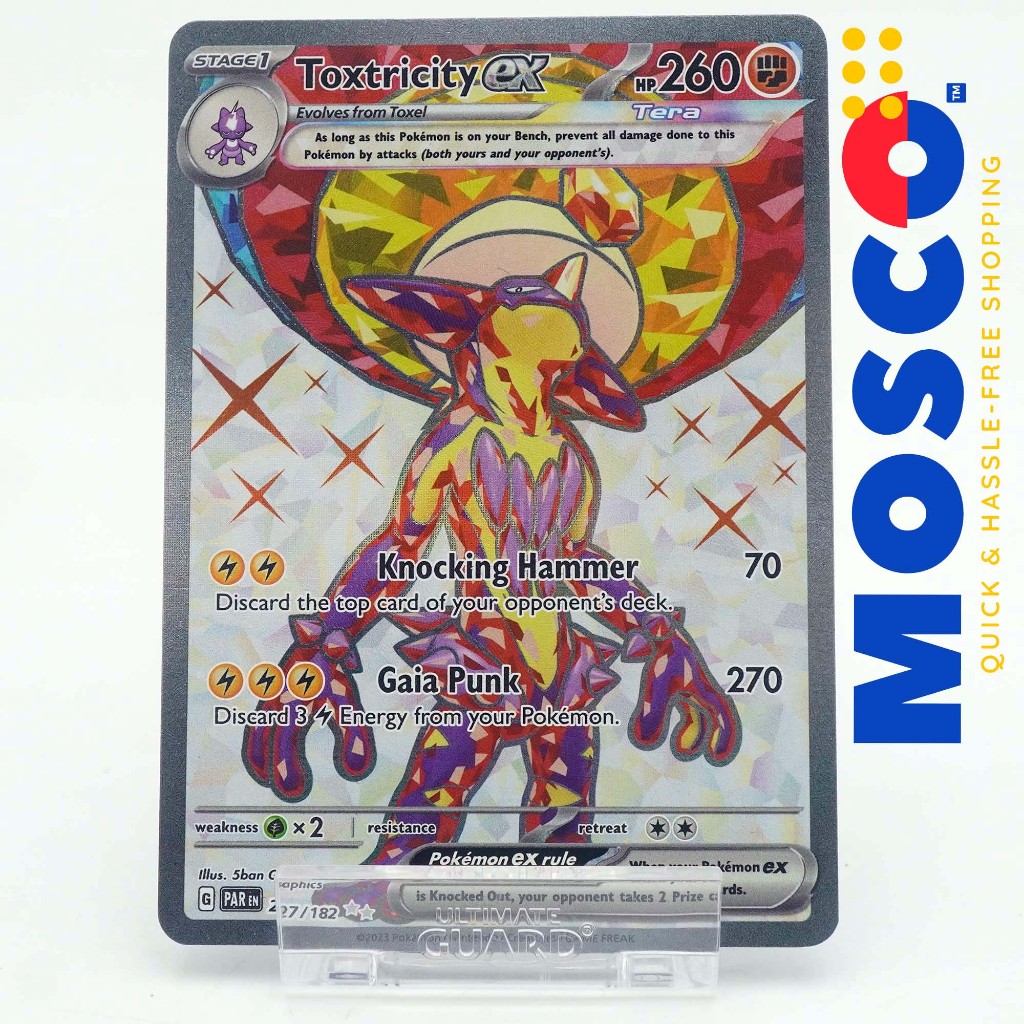 Toxtricity ex - 227/182 - Full Art Secret Rare Scarlet & Violet ...