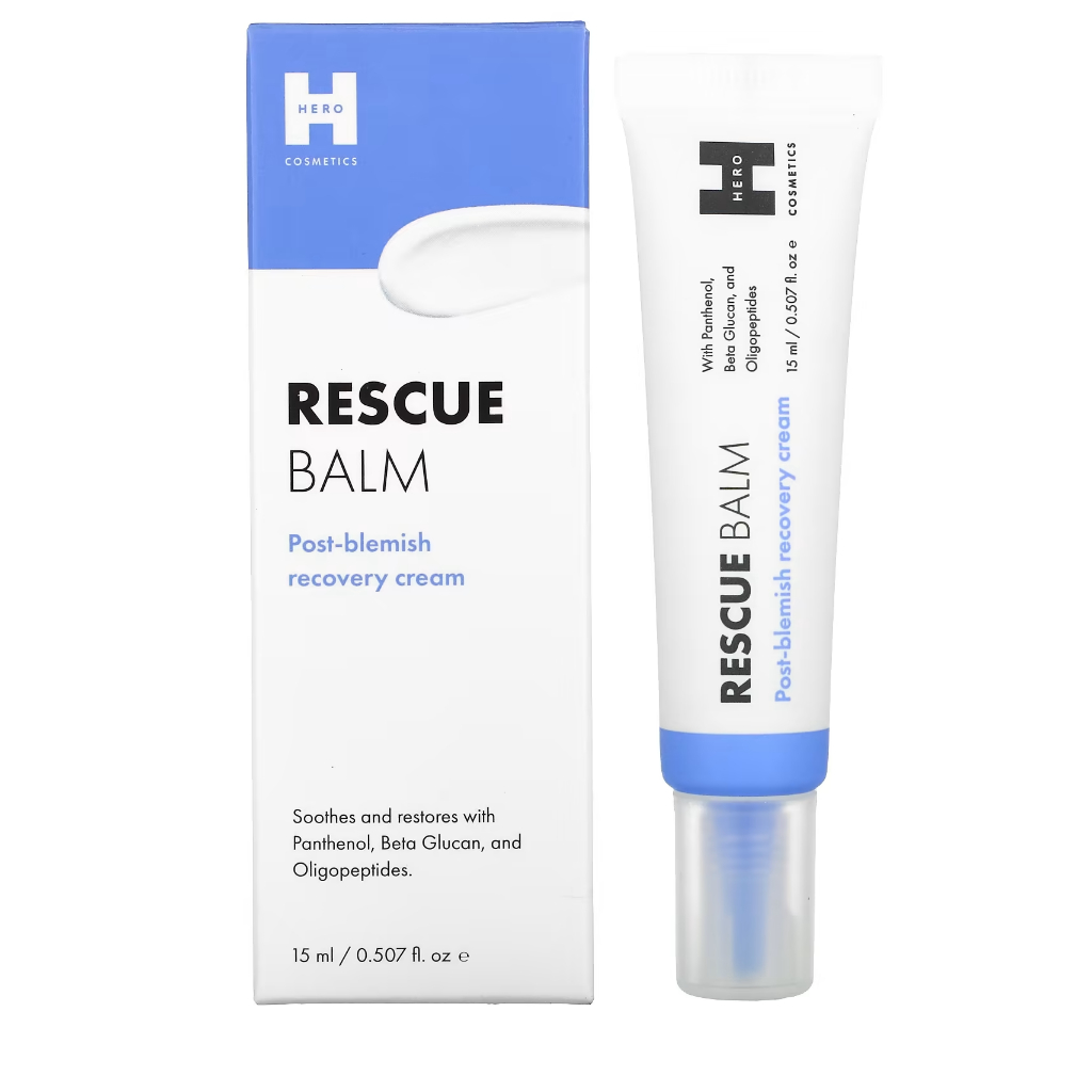 Hero Cosmetics, Rescue Balm, Post Blemish Recovery Cream, 0.507 fl oz ...