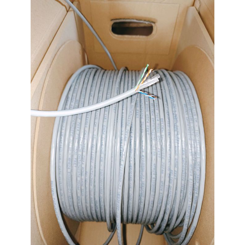 110meters Belden Authentic pure copper cat6 | Shopee Philippines