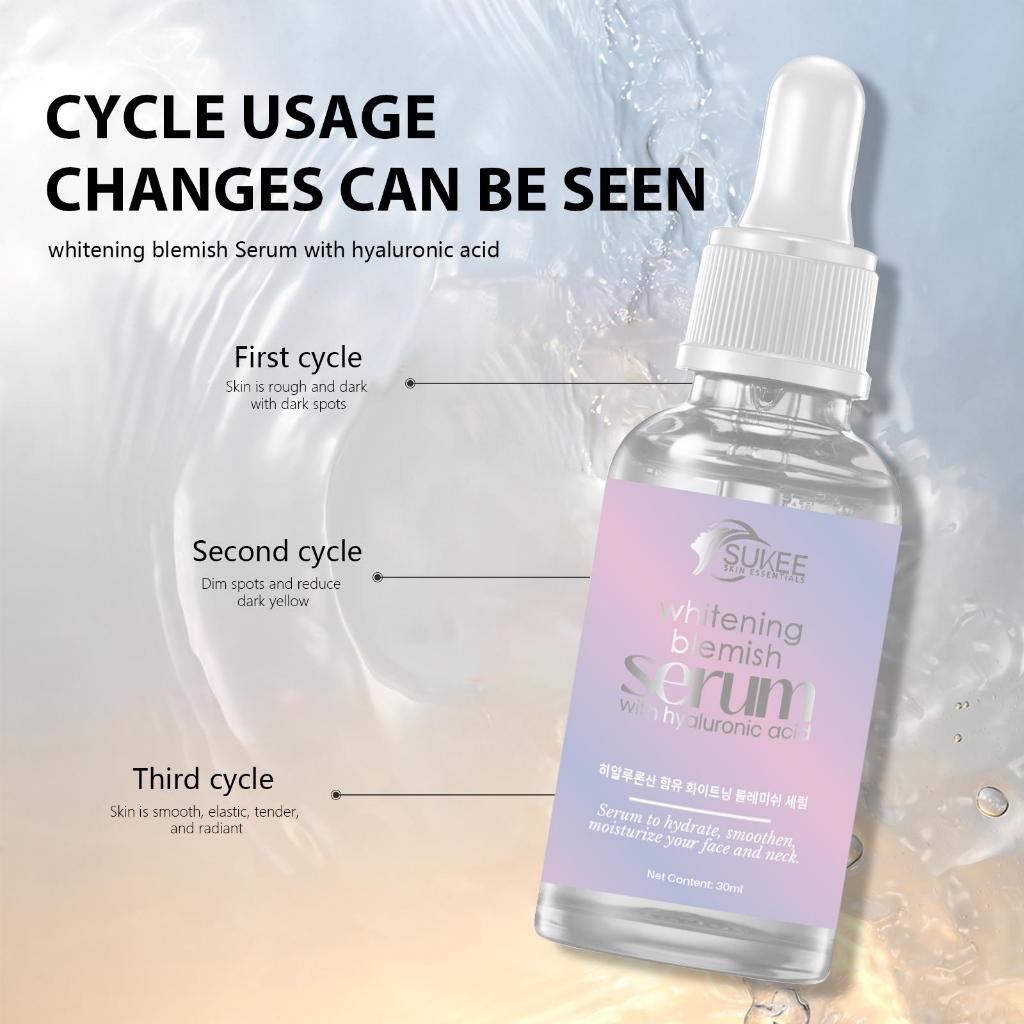 SUKEE Whitening Serum Blemish Niacinamide with Pure Hyaluronic Acid ...