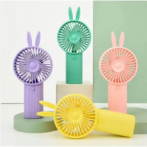 Cute Bunny Design Handheld Fan - Stay Cool Anywhere" "Mini USB Handheld ...