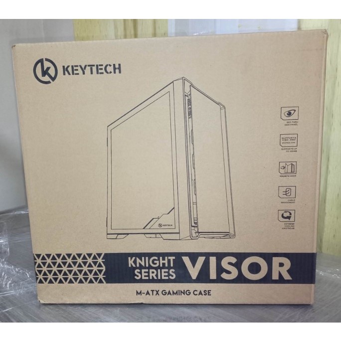 Ketech Visor Gaming Case Black Bnew Gaming Computer Casing | Shopee ...