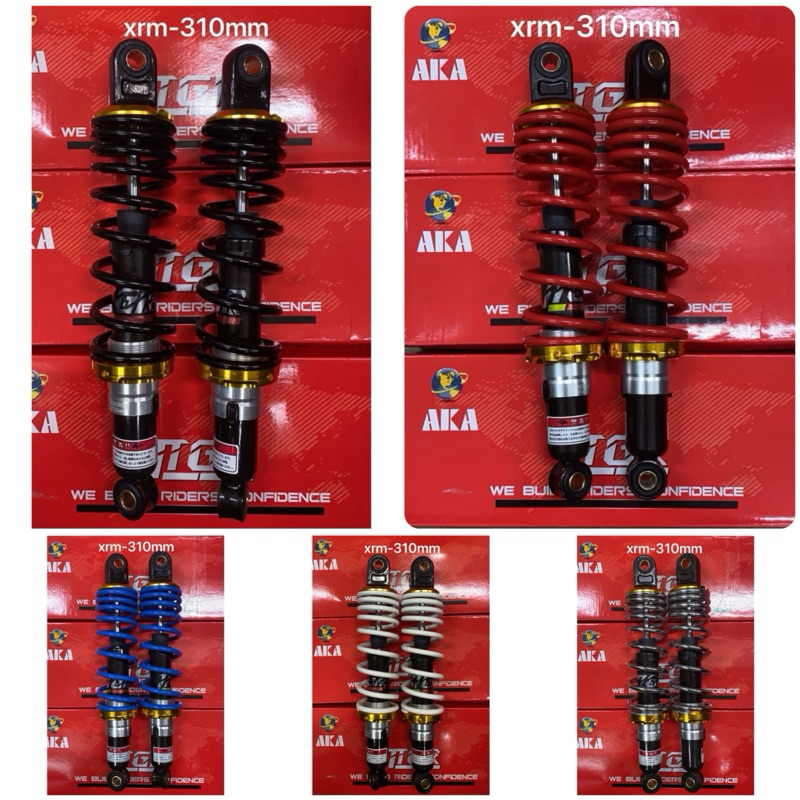 rear shock 310mm 340mm xrm wave 100 110 rs125 trinity smash bravo vega ...