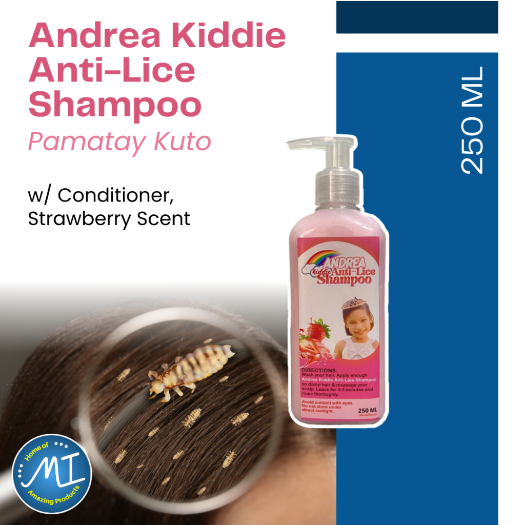 250 ML Andrea Anti-Lice Shampoo // pamatay kuto | Shopee Philippines