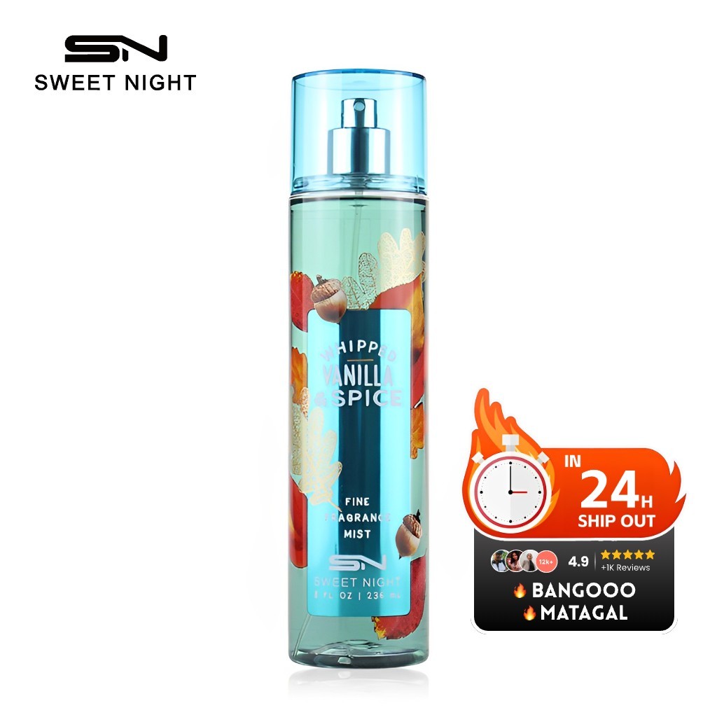 Sweet Night Perfume Long Lasting Fragrance 236ML Vanilla Spice ...