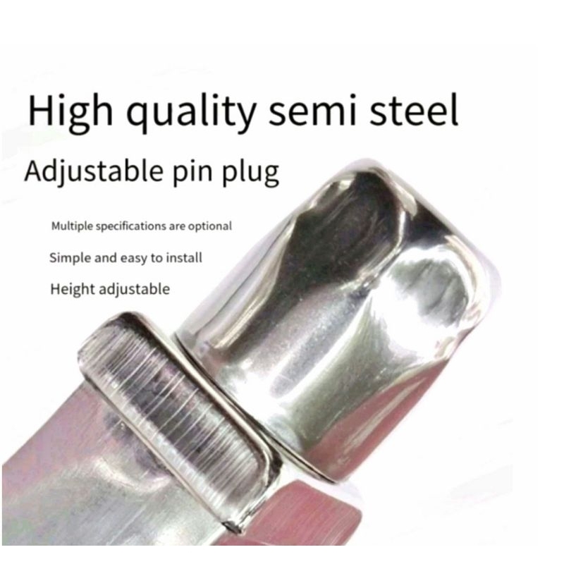 STAINLESS Pin Foot Plug Stainless Square Furniture Footing Stainless ...
