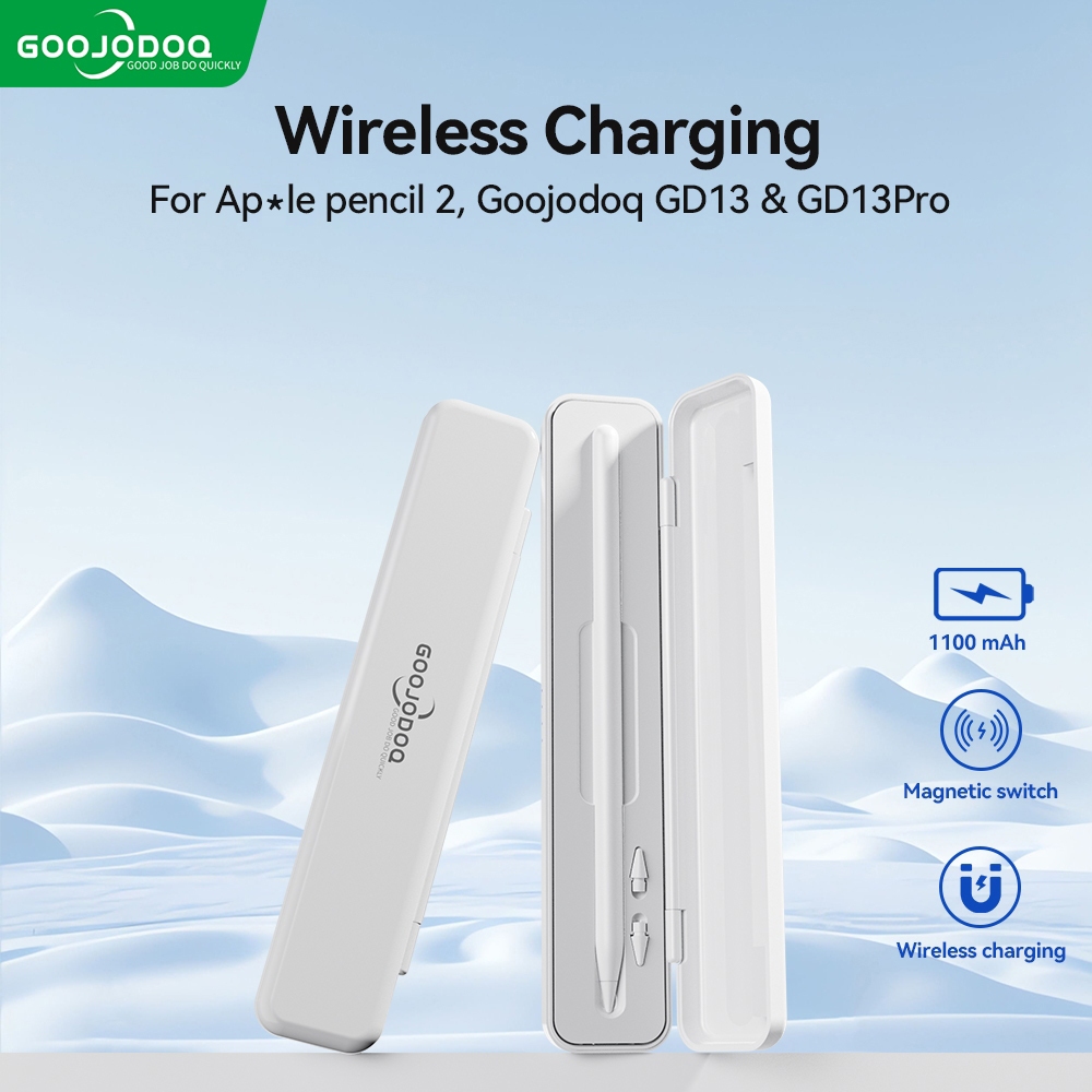 GOOJODOQ Wireless Charger for iPad Pencil 2nd Gen GD13 Pro Stylus Case ...